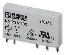 2961192 2961192 PHOENIX CONTACT INSERTO RELEVADOR 2P 2T 24VDC 6A REL-MR ...