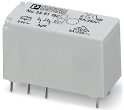 2961105 2961105 PHOENIX CONTACT INSERTO RER 1P2T 24VDC 6A REL-MR-24DC/21