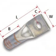 30045 30045 3M ZAPATA PONCHABLE 4/0 AWG 1 ORIFICIO YA28L