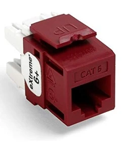 61110-RL6 61110-RL6 LEVITON JACK QUICKPORTr UTP CAT. 6 EXTREMEr AZUL ...