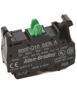 800F-X10 800F-X10 ALLEN-BRADLEY BLOCK DE CONTACTOS NA 10A 490V 800FX10