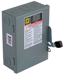 DU322RB DU322RB SQUARE D INT DE SEGURIDAD 3X60 AMPS 240V DESCONECT DU322RB