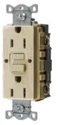 GFRST20W GFRST20W HUBBELL RECEPT DPLX GFCI COM 20A/125V BLANCO GFRST20W