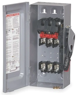 HU362 HU362 SQUARE D DESCONECT. SERV. PESADO 3P 60AMP S/PORTAFUSIBLE HU362