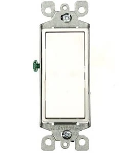 LV5634-0WS LV5634-0WS LEVITON DECORA APAGADOR DUPLEX BALANCIN BCO. 15 ...