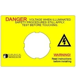 R-3W R-3W GRACE VOLTAGE FLASHING INDICATOR 40-750VAC 30-1000VDC R3W