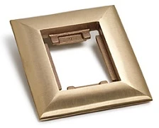 SB3085 SB3085 HUBBELL MARCO BRONCE PLACA PISO RECT 3 GANG SB3085