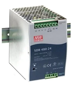 SDR-120-24 SDR-120-24 MEAN WELL FUENTE DE PODER 100-240VAC/24VDC 120W 5A SDR12024