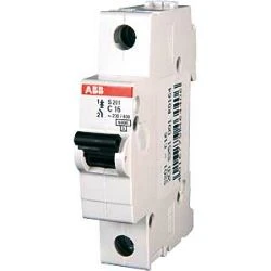 S201-C20 S201-C20 ABB INTERRUPTOR TERMOMAGNETICO RIEL DIN S201-C20 480VCA 6KA 2CDS251001R0204