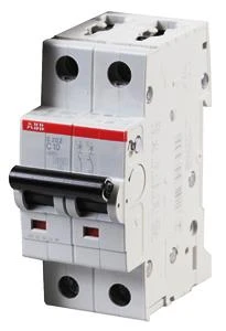 S202-C40 S202-C40 ABB INTERRUPTOR TERMOMAGNETICO RIEL DIN 2P 40A 480VCA 6KA 2CDS252001R0404
