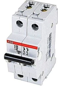 S202-C16 S202-C16 ABB INTERRUPTOR TERMOMAGNETICO RIEL DIN 2P 16A 480VCA 6KA 2CDS252001R0164