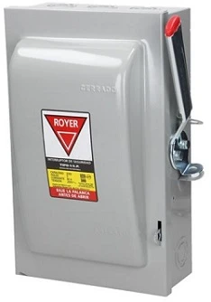 WD2234 WD2234 ROYER INTERRUPTOR DE SEGURIDAD 3X200A 250V WD2234